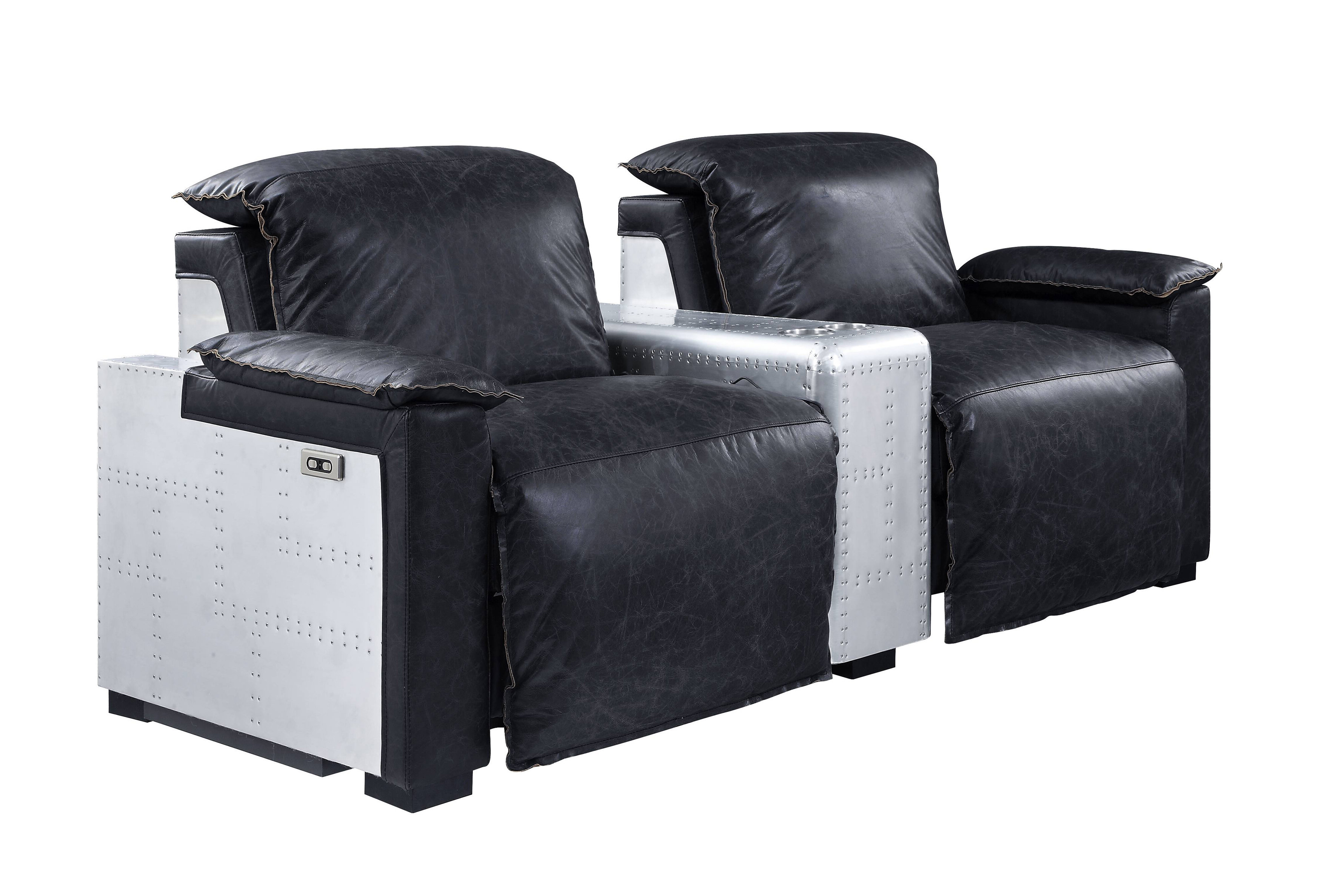 17 Stories Mantorville Black Power Motion Recliner | Wayfair