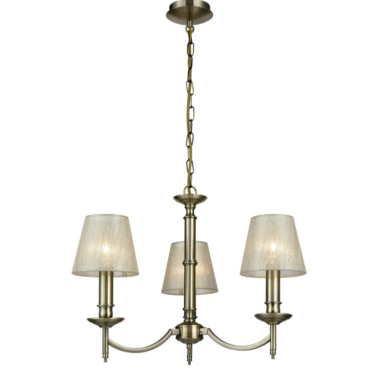 ClassicLiving Wellman 3 - Light Shaded Chandelier | Wayfair.co.uk