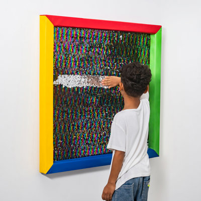 sequin wall panel sensory