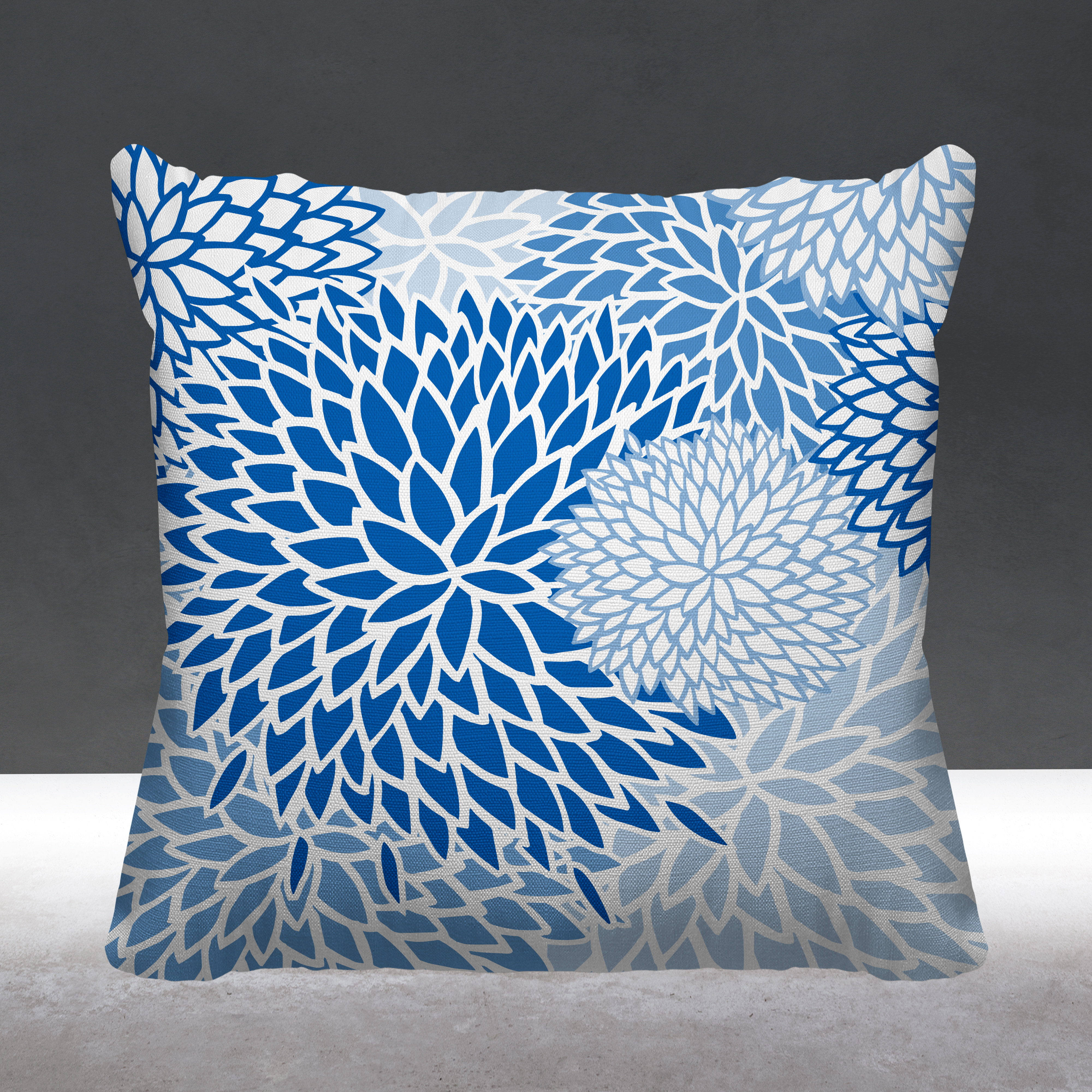 ULLI HOME Arlo Floral Burst Indoor/Outdoor Throw Pillow & Reviews | Wayfair