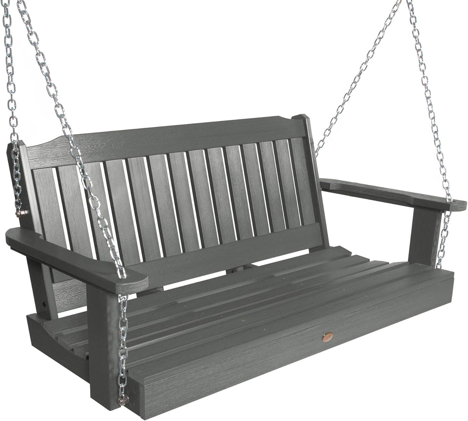 Red Barrel Studio® Lehigh Coastal Teak Porch Swing - Weather-Resistant ...