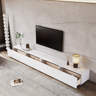 Hokku Designs Comerico Modern Wood TV Stands, Minimalist Long Media ...