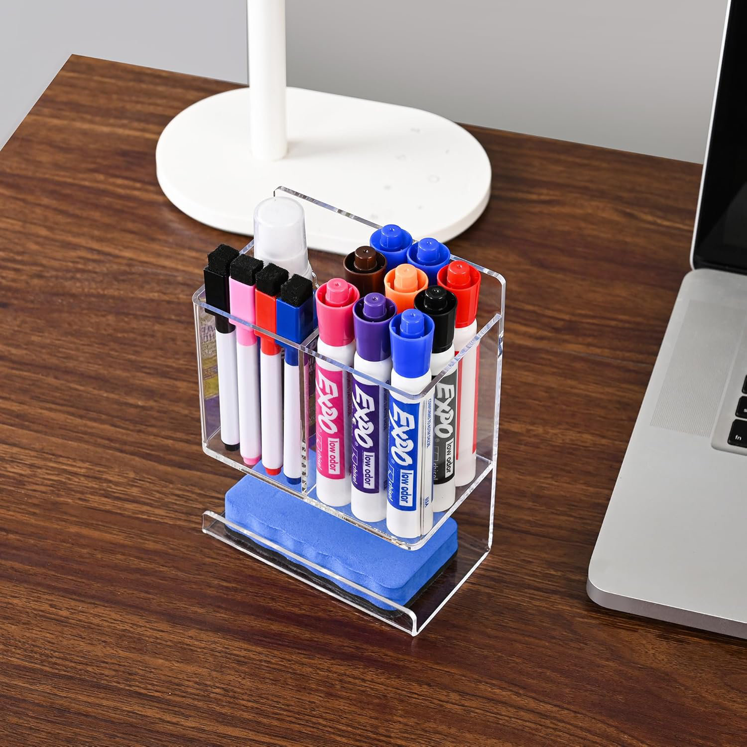 Inbox Zero Dry Erase Marker Holder, Wall Mounted Marker Holder For ...