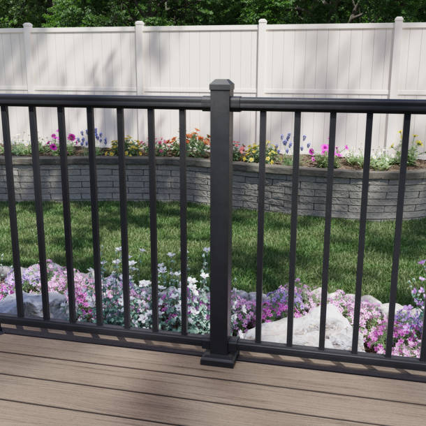 Concept Fusion Modern Horizontal Adjustable Railing Banister System for ...