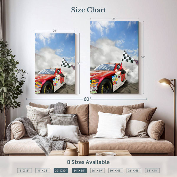 Ebern Designs Voiture de course Mehar Nascar - Wayfair Canada