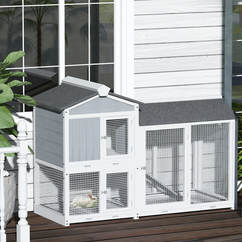 Tucker Murphy Pet™ Eichhorn Weather Resistant Rabbit Portable Hutch ...