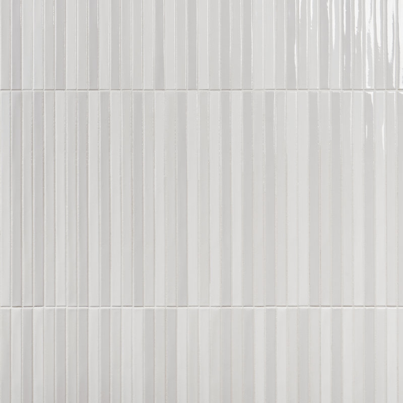 Bond Tile Vivanta 5.27 In. X 17.71 In. Glossy Ceramic Mosaic Elongated ...