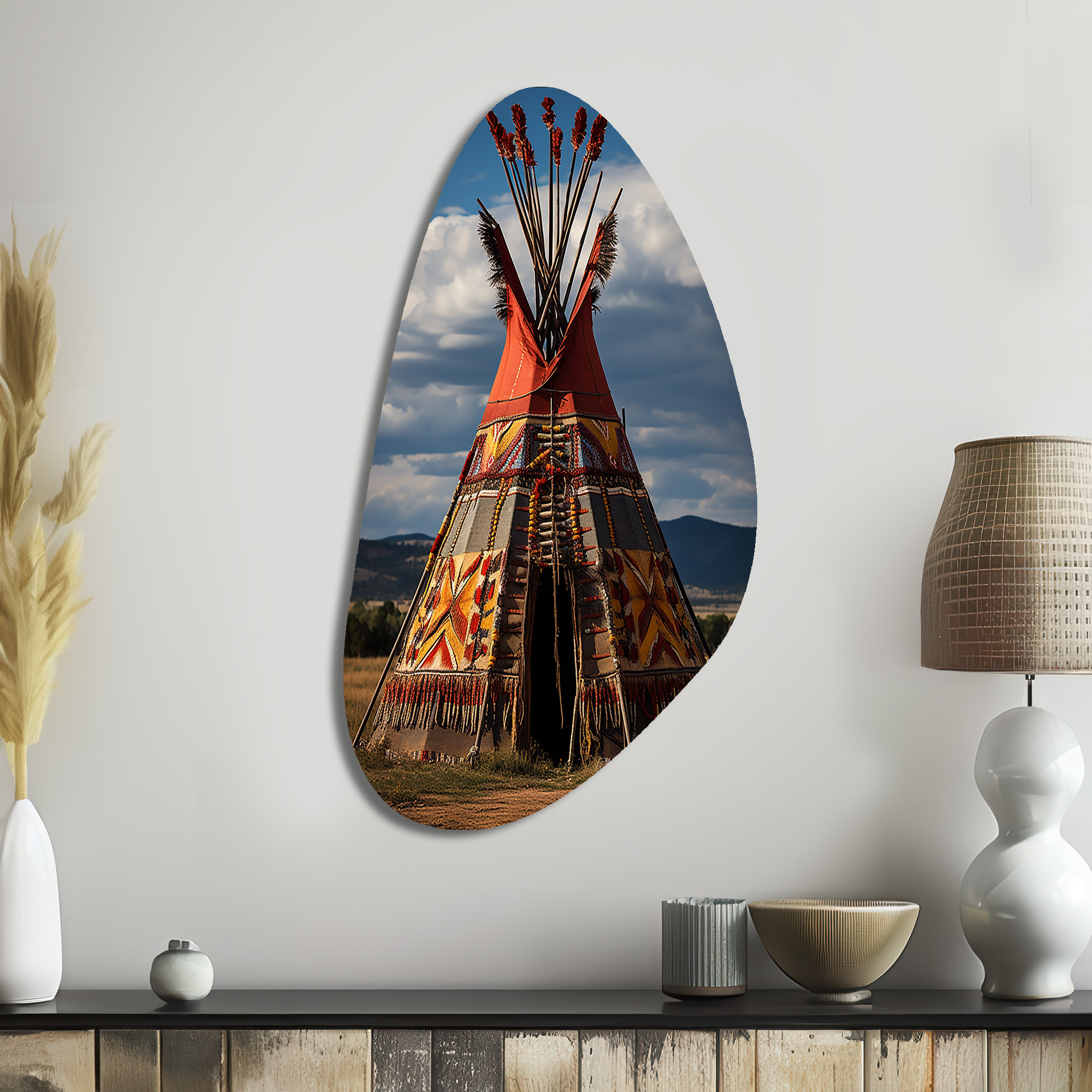 Design Art Native Tipi Harmony Of Prairies - Native American Art Fall ...