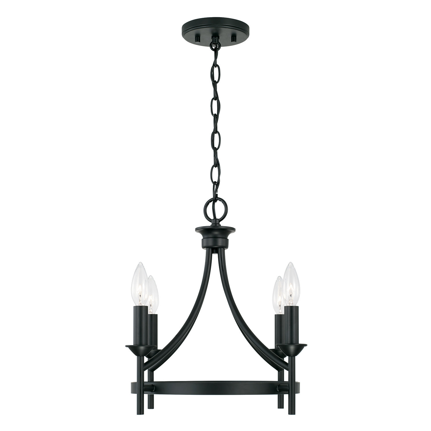 Gracie Oaks May-Belle 4 - Light Candle Style Bulb Pendant | Wayfair