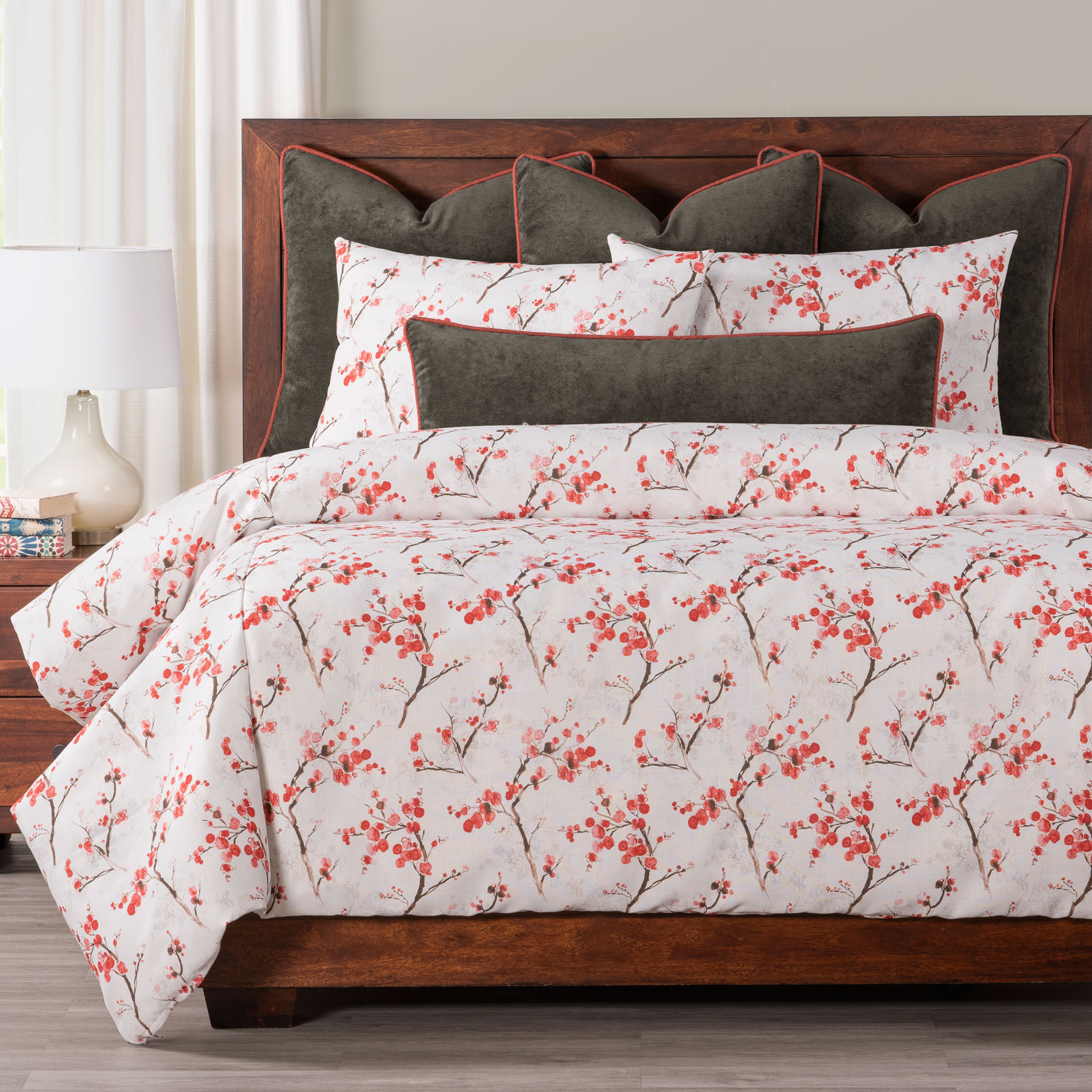 Siscovers Coral Blossom Duvet Cover & Insert Set | Wayfair