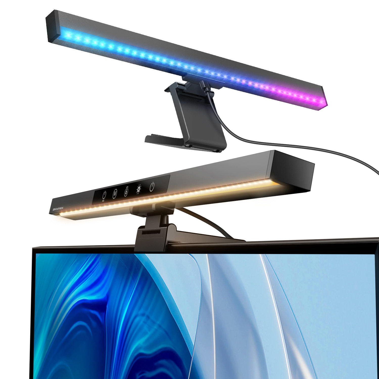 Symple Stuff Monitor Light Bar & RGB Monitor Lamp - Wayfair Canada