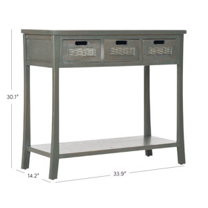August Grove® 34" Solid Wood Console Table & Reviews | Wayfair