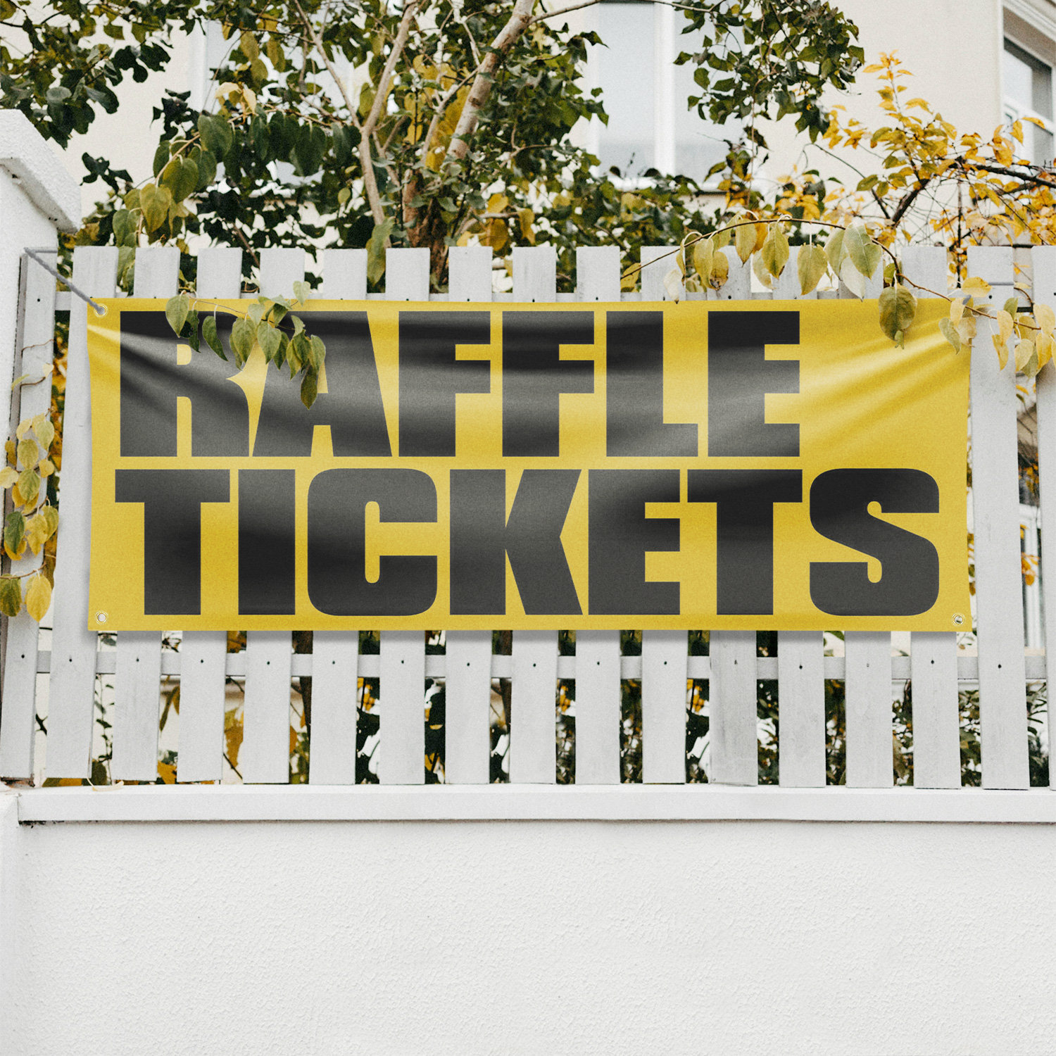 SignMission Raffle Tickets Banner Sign 18 Inch x 48 Inch | Wayfair