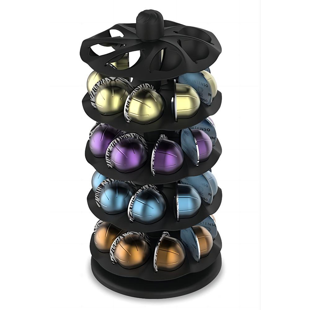 ELEMENTARY ENTERPRISE LLC Rotary Coffee Pod Capsules Carousel Holder ...
