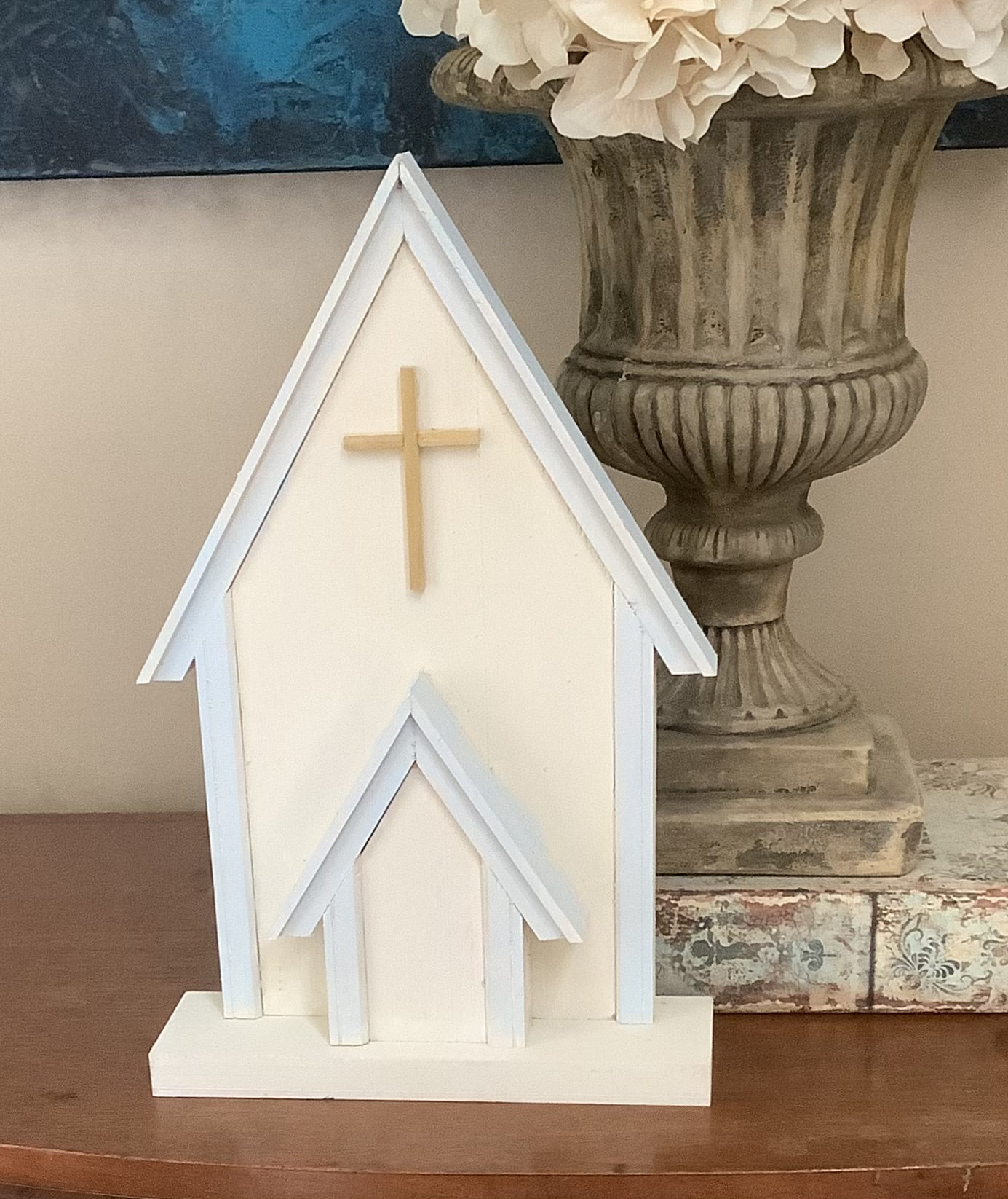 Trinx Wooden Church Sculpture | Wayfair