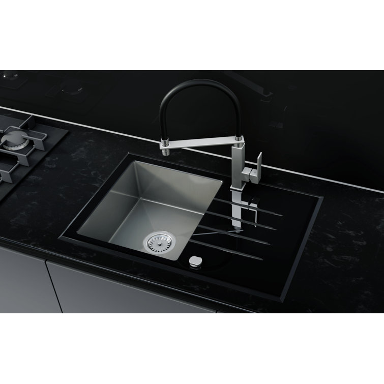 Belfry Kitchen Newberry Single Bowl Inset Kitchen Sink | Wayfair.co.uk