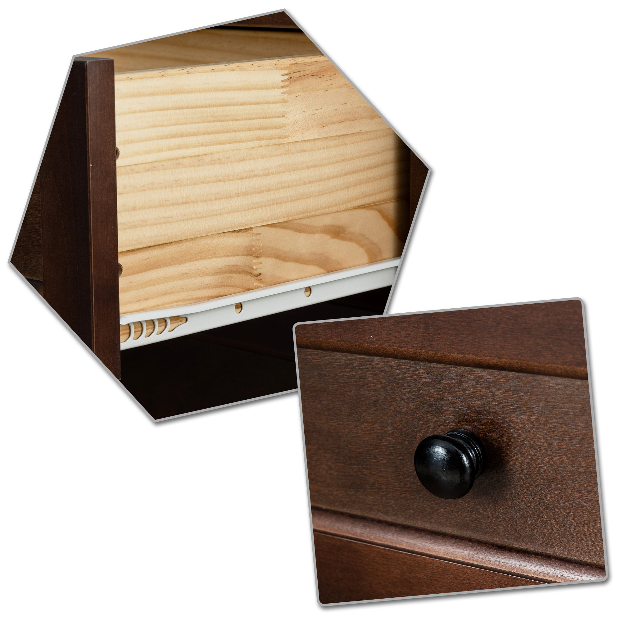 Red Barrel Studio Classic design Storage chests with drawers and Wooden ...