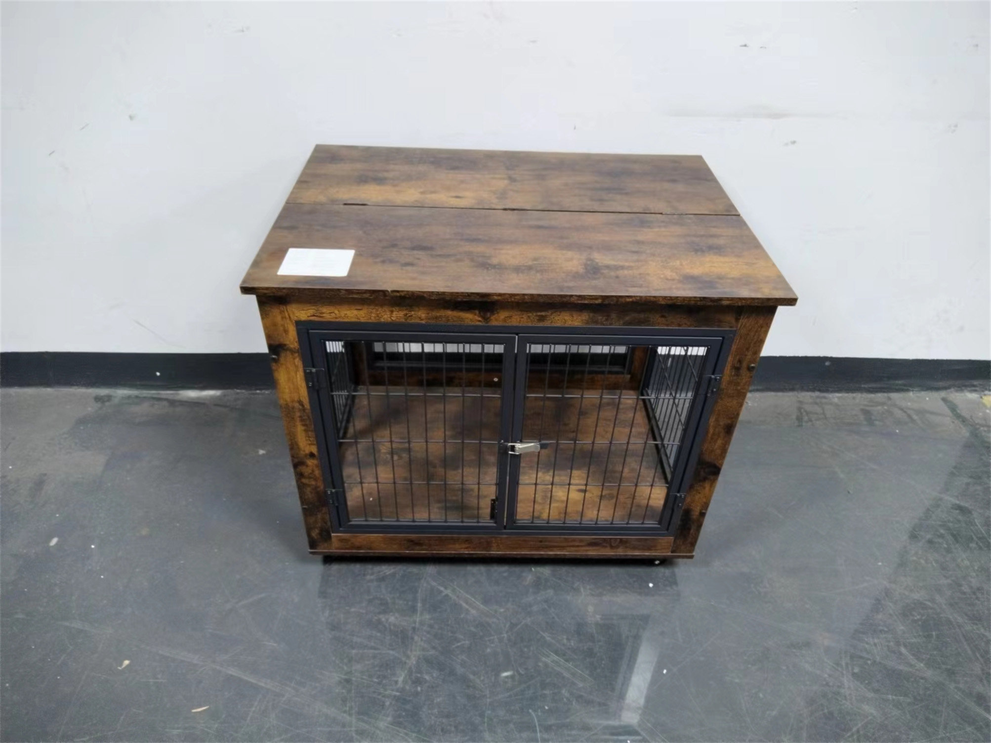 17 Stories Stylish Pet Crate Side Table With Multiple Access Options ...