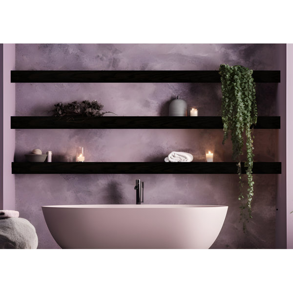 Rayne Mirrors Emerald Lee 3 Piece Oak Floating Shelf | Wayfair