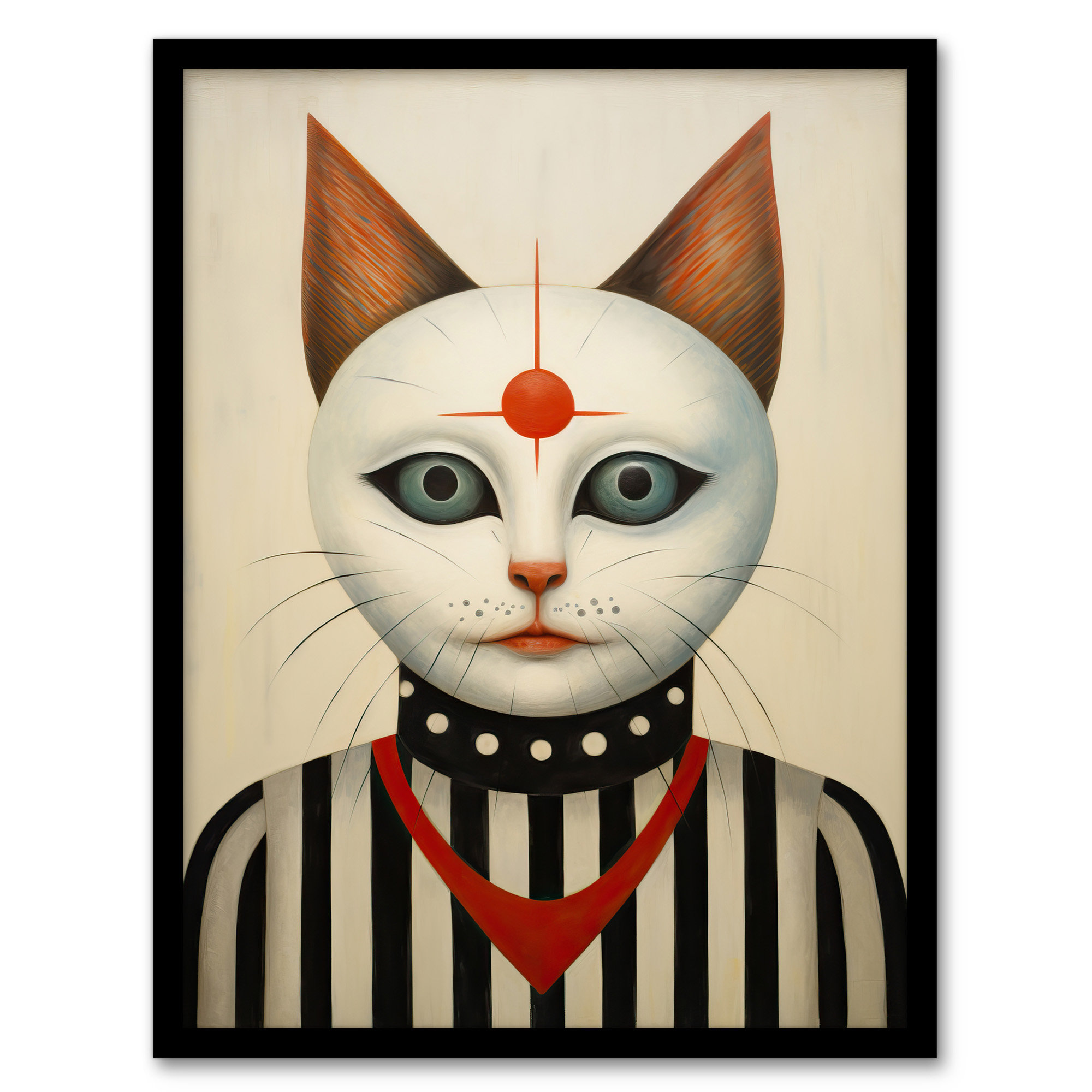 Wee Blue Coo Queen Of All The Cats Futuristic Animal Surreal - Single ...