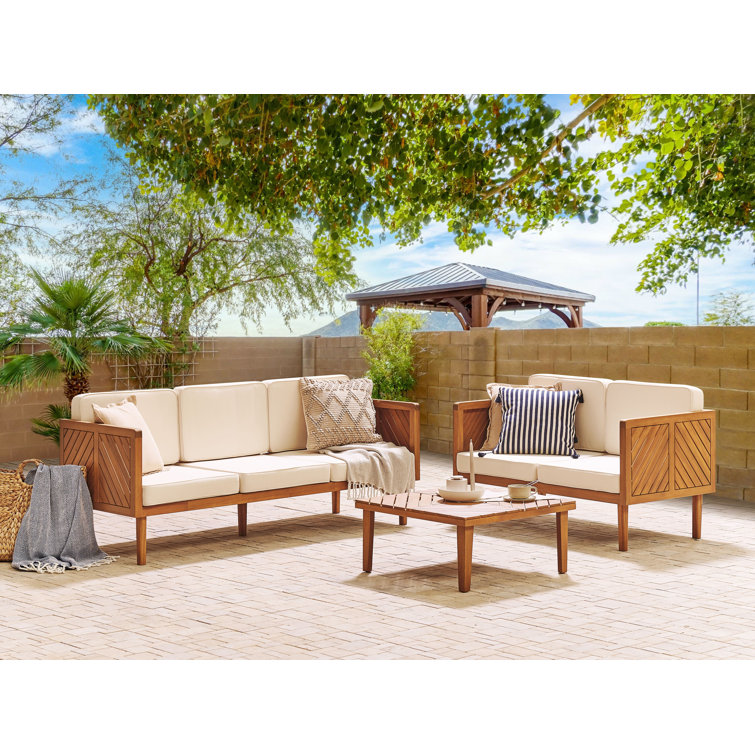 Union Rustic Welara 5 - Person Garden Lounge Set with Cushions ...