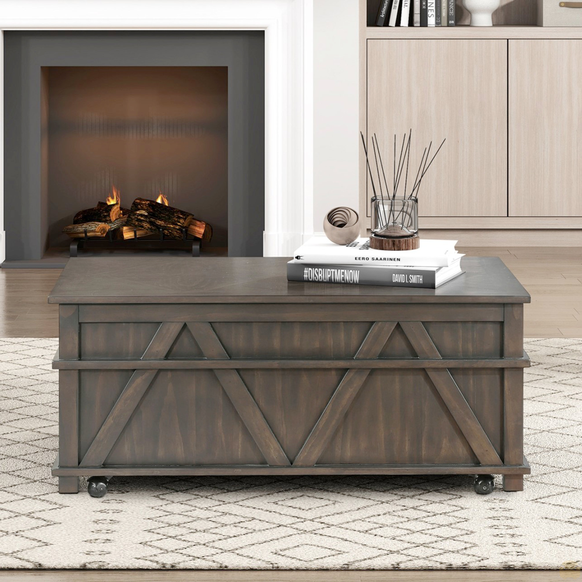 George Oliver Lift-Top Cocktail Table With Storage | Wayfair