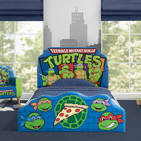 Delta Children Teenage Mutant Ninja Turtles Upholstered Twin Bed By ...