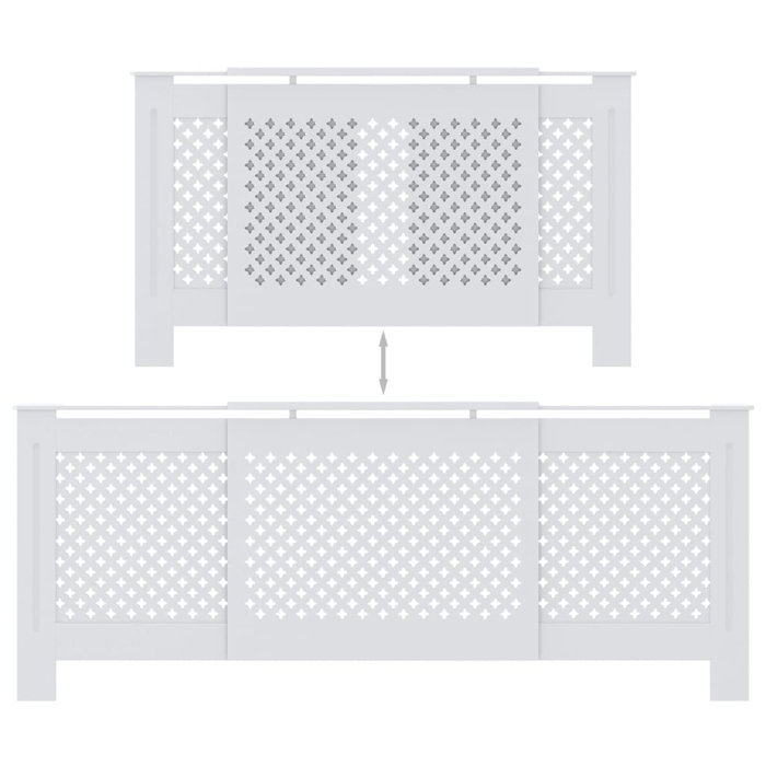 VidaXL Radiator Cover Radiator Guard for Home Office Heater Cabinet ...