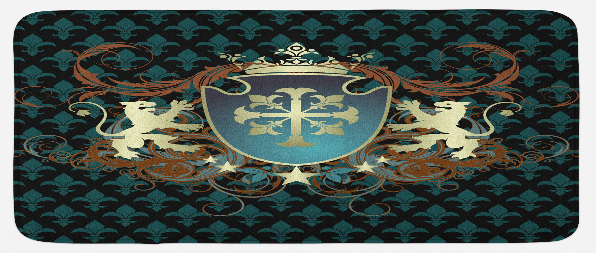 East Urban Home Heraldic Design From Middle Ages Coat Of Arms Crown ...