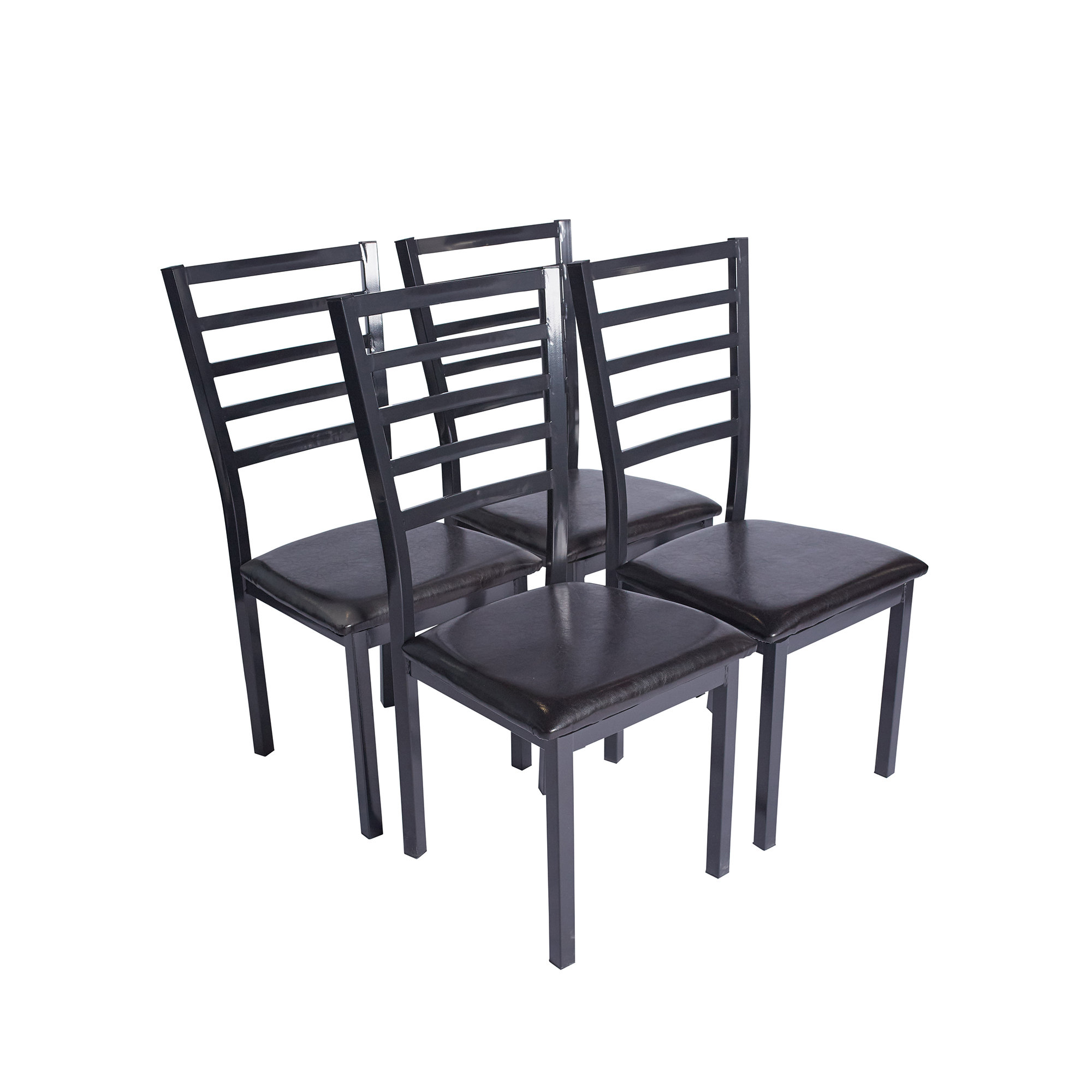 Latitude Run® Kaneshiro Ladder Back Welded Dining Chairs | Wayfair
