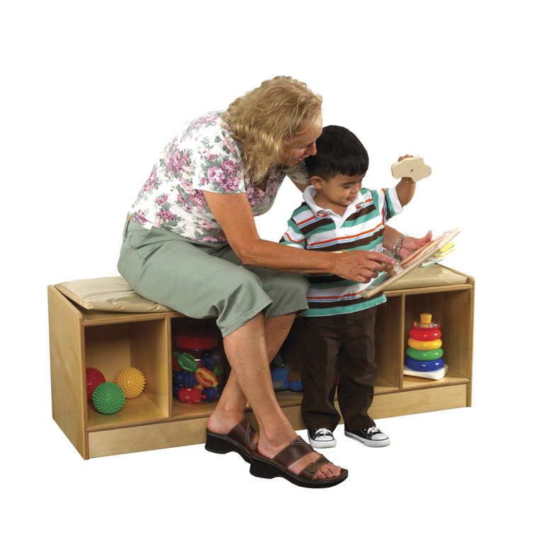 Childcraft Natural Reading Bench with Storage - Wayfair Canada