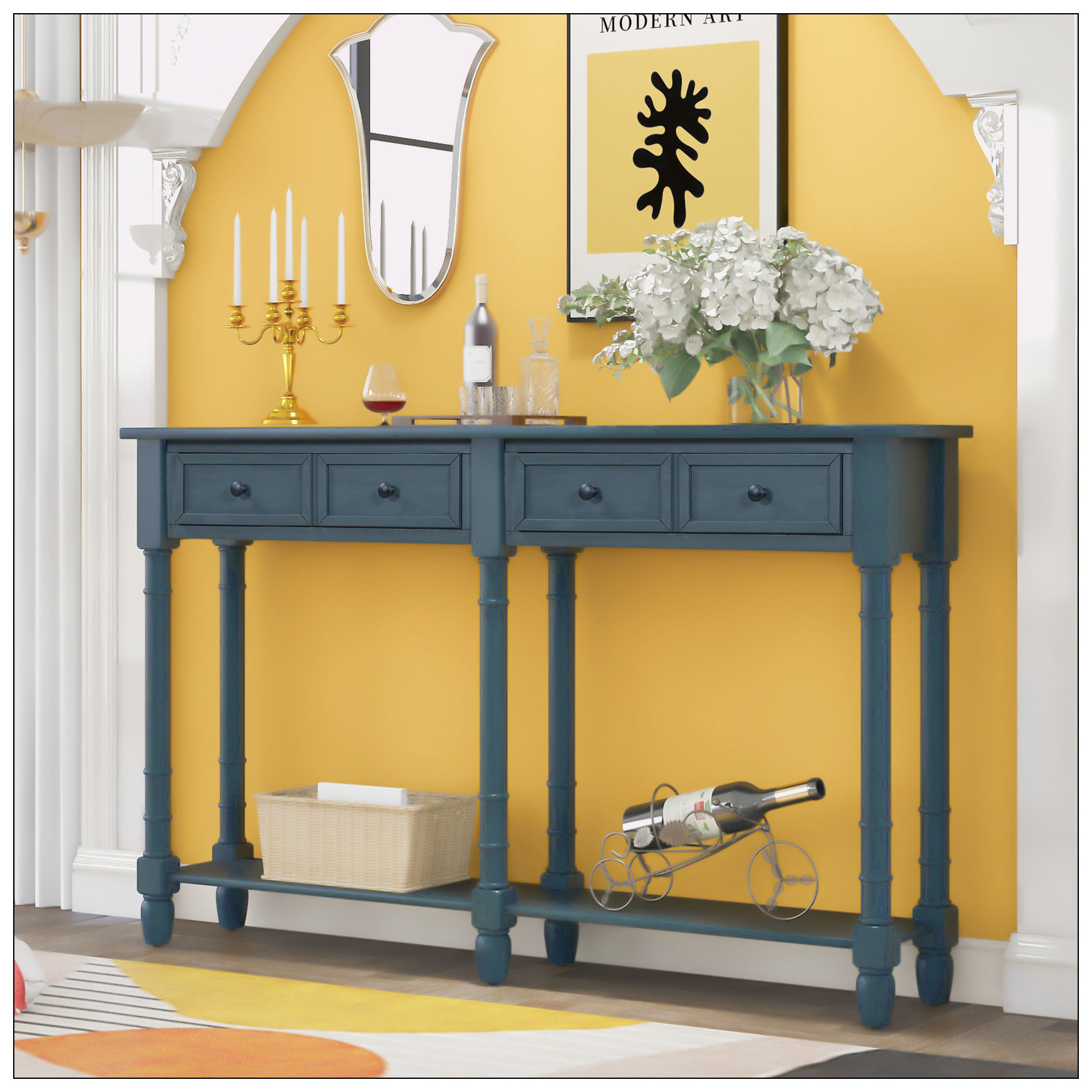 Alcott Hill® Diogenis 58.00'' Console Table | Wayfair