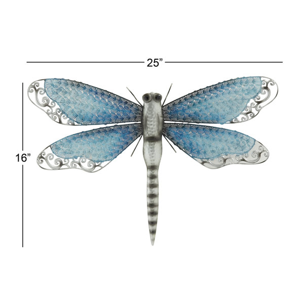 Harper Orchard 25" x 16" Turquoise Metal Eclectic Wall Décor & Reviews ...