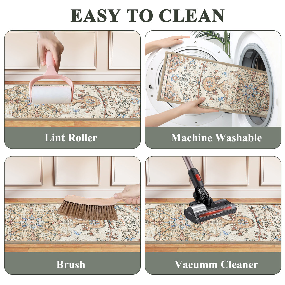 Bungalow Rose Non-Slip Indoor Stair Treads & Reviews | Wayfair