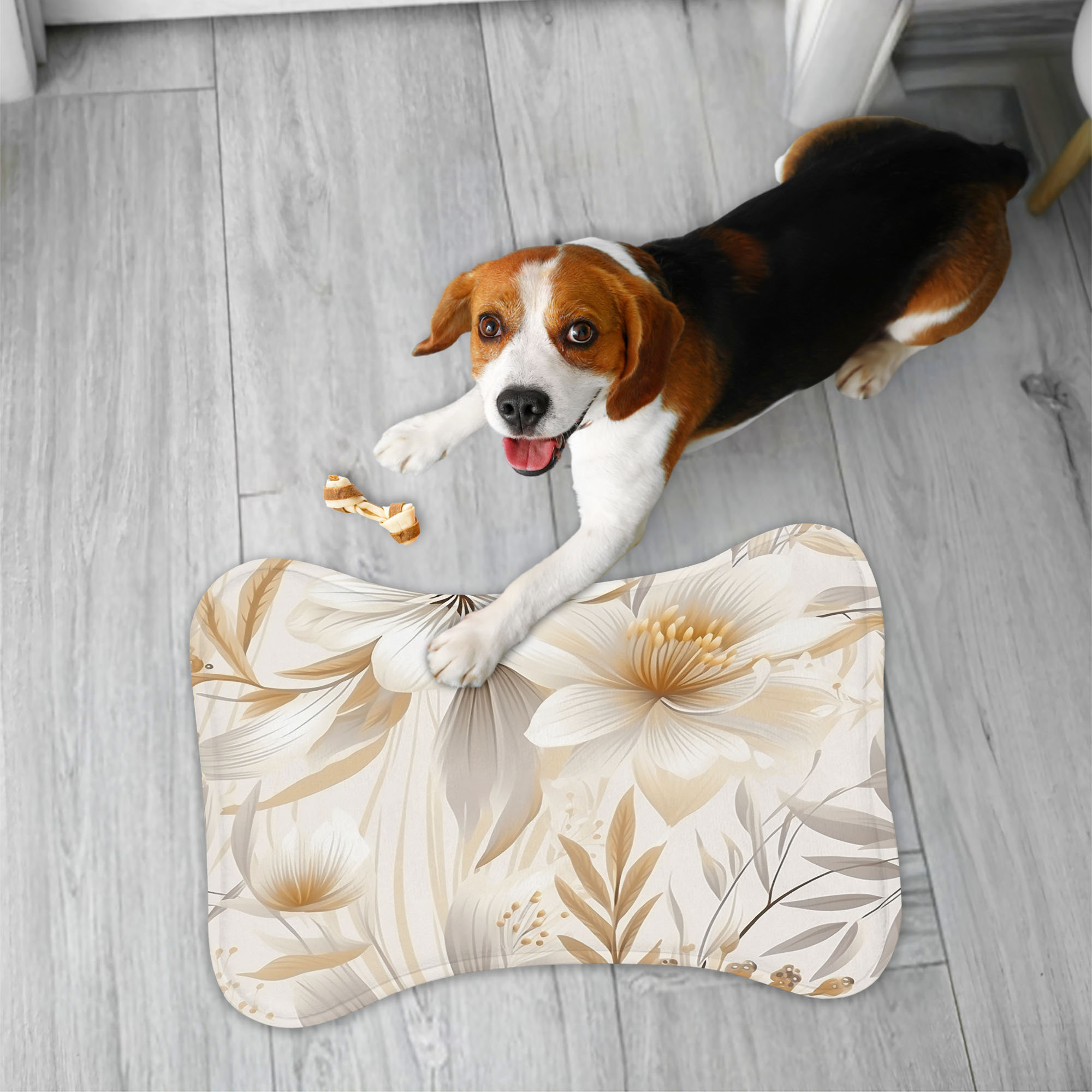 MentionedYou Greenery Chic - 1 Piece Bone Shape Feeding Mat | Wayfair