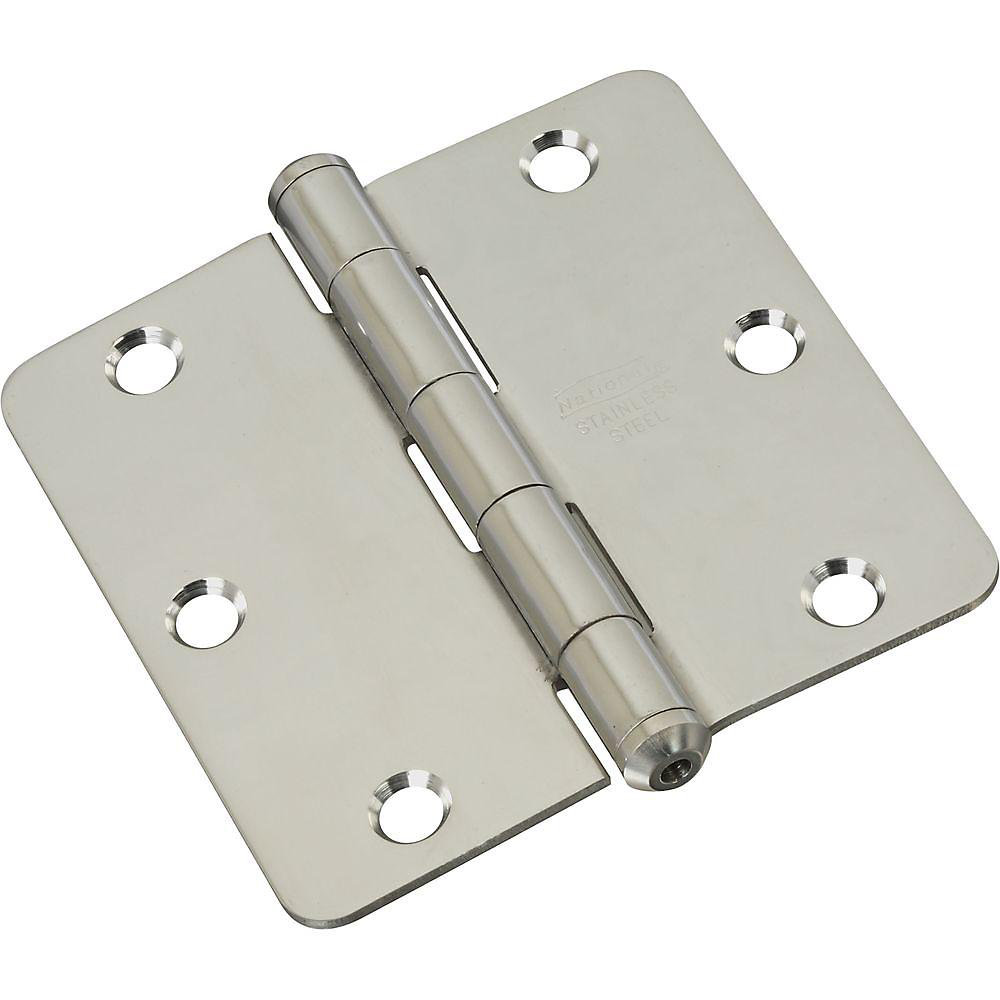 National Hardware Charnière de porte simple à roulement à billes H 3,5 ...