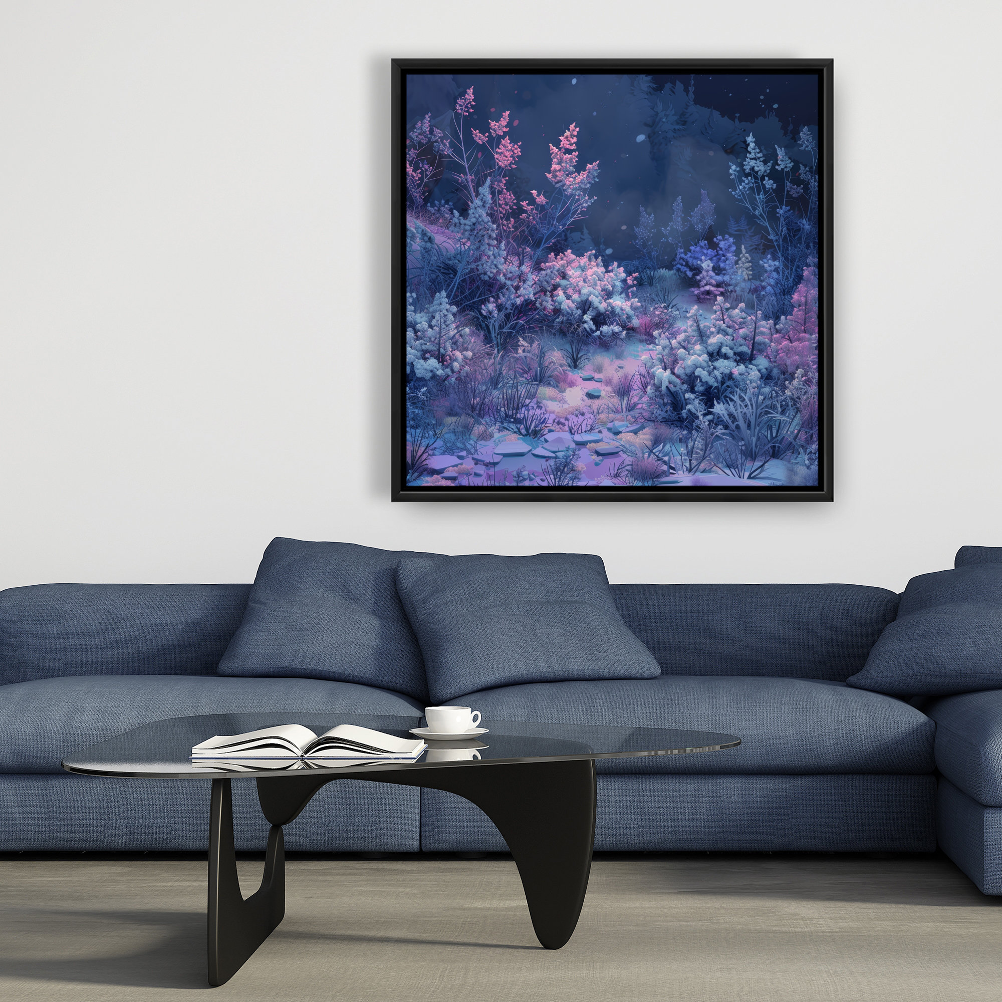 Concius Sales Cold night - 36"x36" Framed canvas | Wayfair