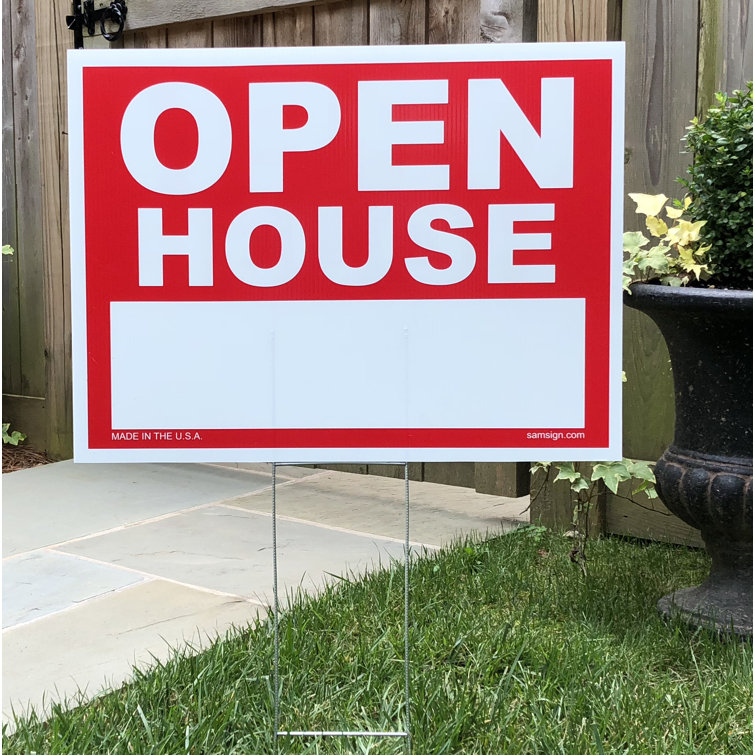 Addresses of Distinction Open House Sign Kit | Wayfair