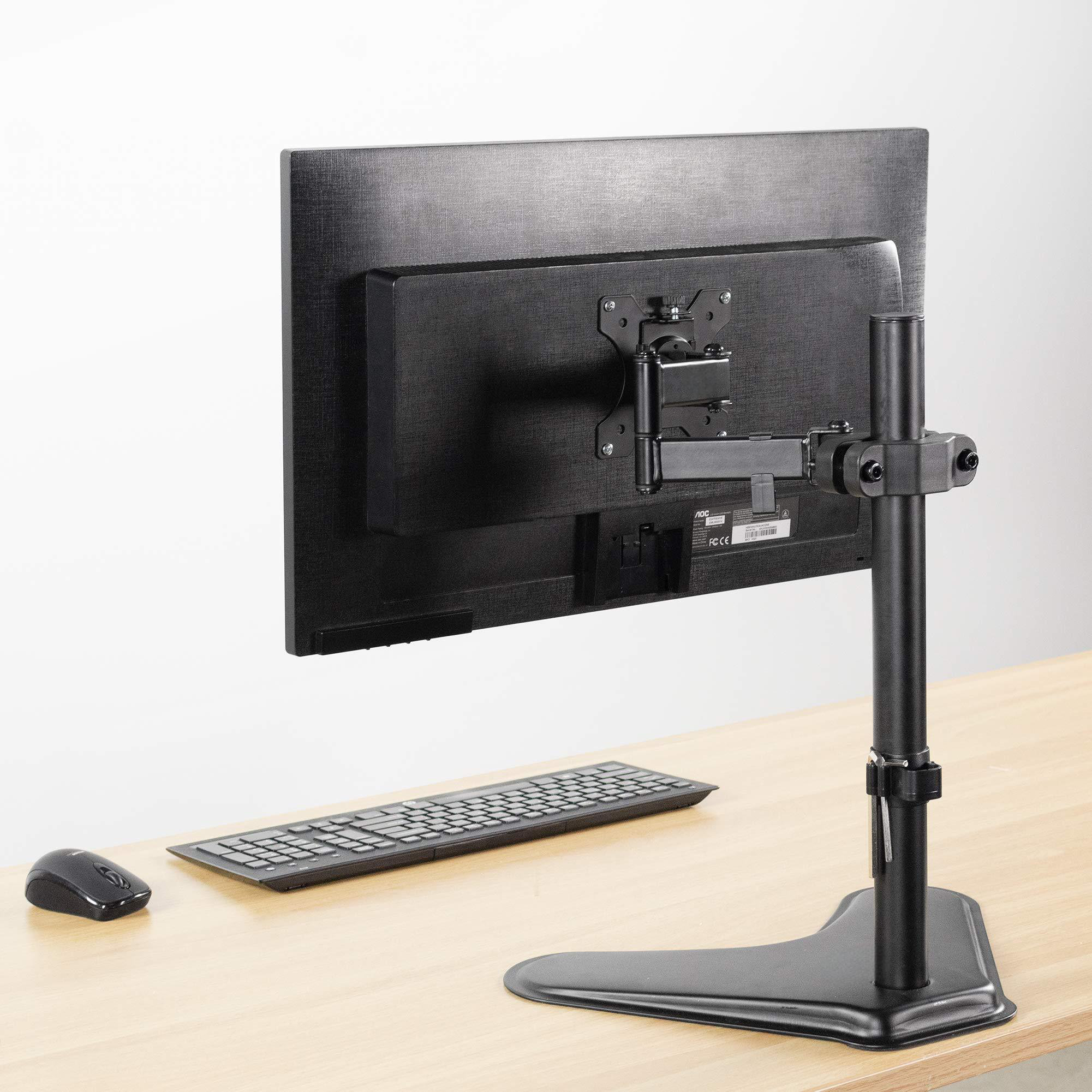 shuoli Steel Universal Full Motion Pole Mount Monitor Arm With ...