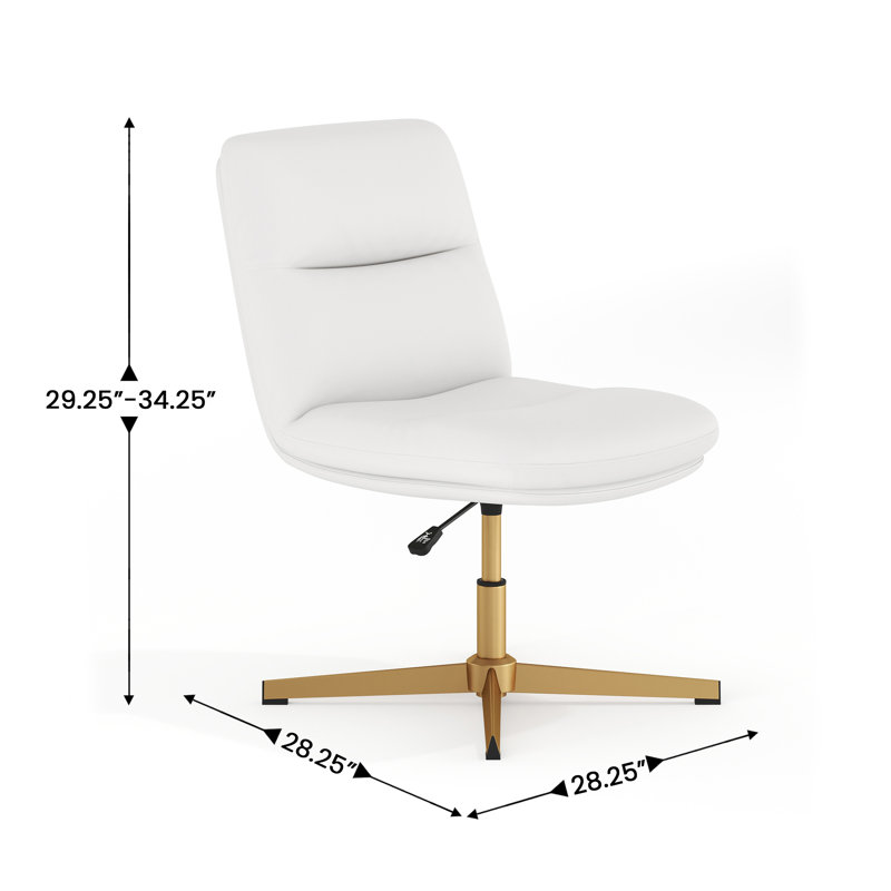 Flash Furniture Commercial Mid-Back Padded Upholstered Swivel Office ...