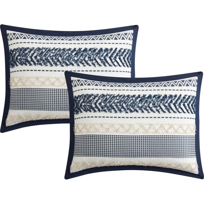 Nanshing America, Inc Ivanna 7 Piece Geometric Comforter Set "& Reviews ...