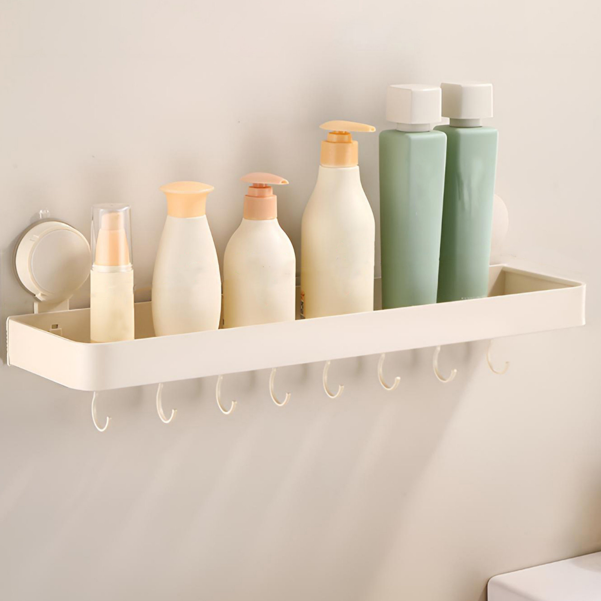 Rebrilliant Strong Suction Cup Storage Rack For Bathroom Storage | Wayfair