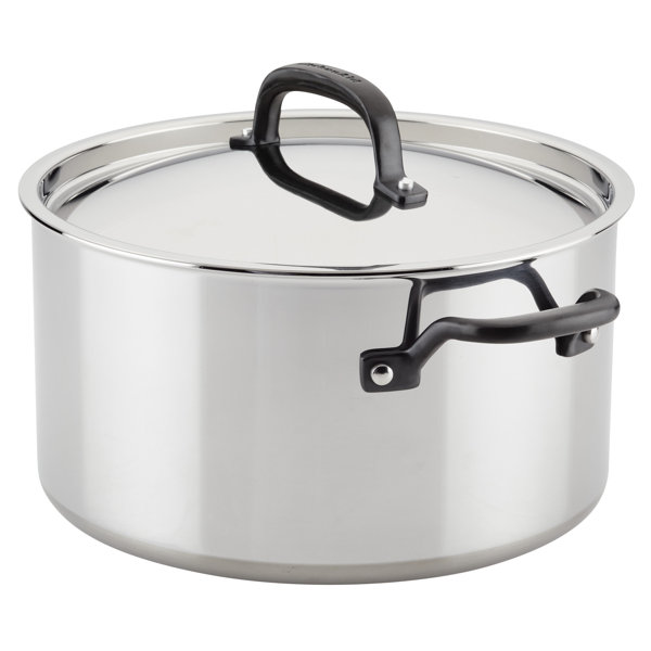 KitchenAid® KitchenAid 5-Ply Clad Stainless Steel Cookware Induction ...