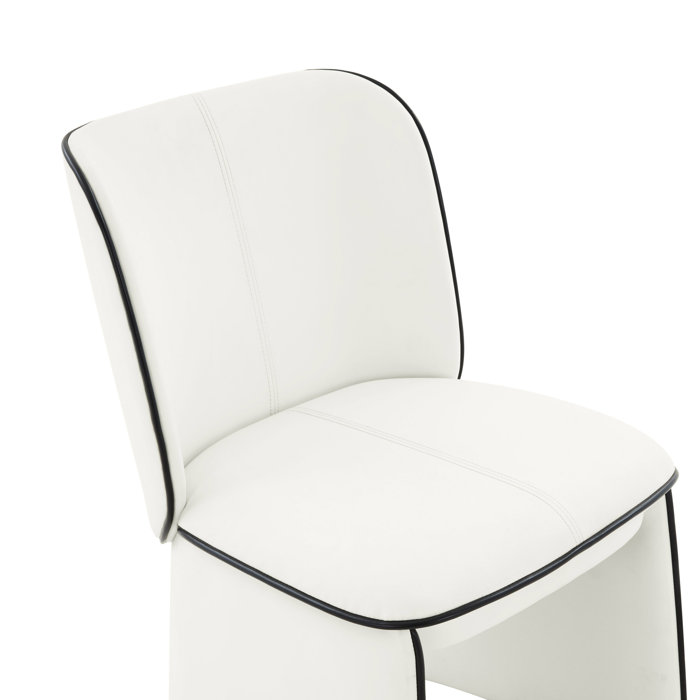 Willa Arlo Interiors Rachele Faux Leather Upholstered Side Chair | Wayfair
