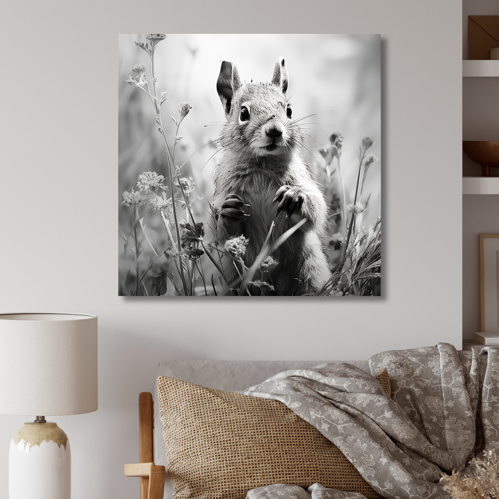 Latitude Run® Squirrel Forest Acrobat II - Squirrel Animal Metal Wall ...