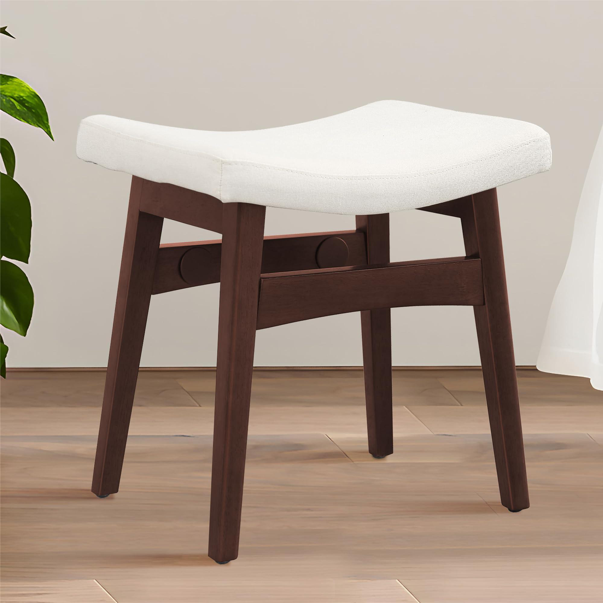 Red Barrel Studio® Bushnell Unfinished Solid Wood Accent Stool | Wayfair