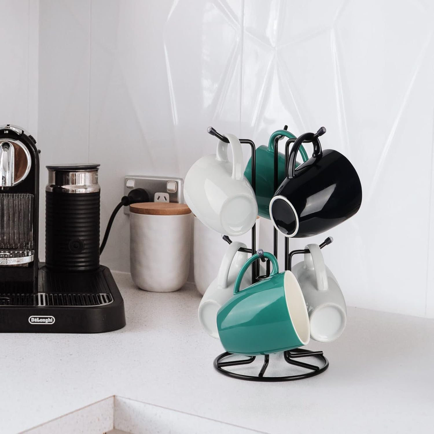 Mint Pantry® Mug Tree For Large Mugs, Counter Coffee Mug Holder With 6 ...