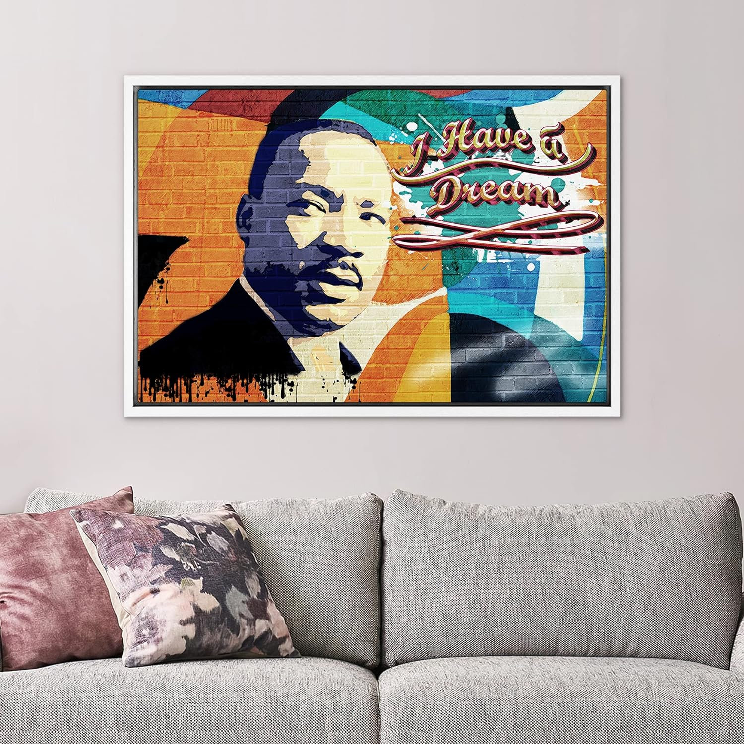 IDEA4WALL Pop Urban Street " MLK Martin Luther King, Jr I Have A Dream ...