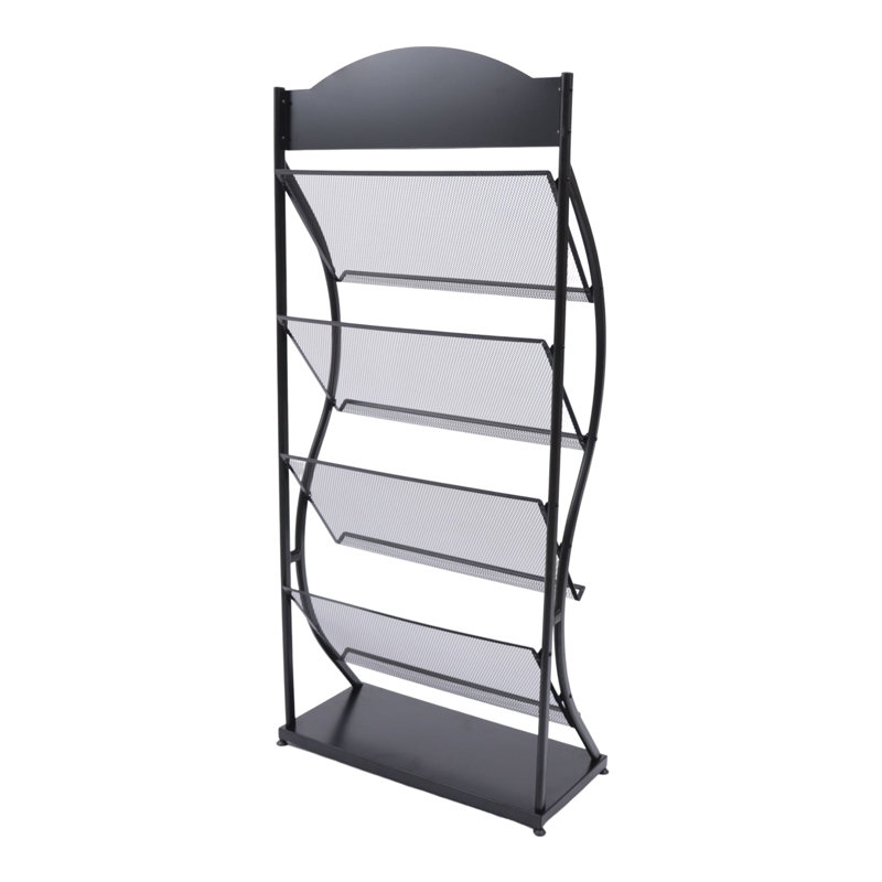 Red Barrel Studio® Multi-layer Floor-Standing Magazine Rack & Reviews ...