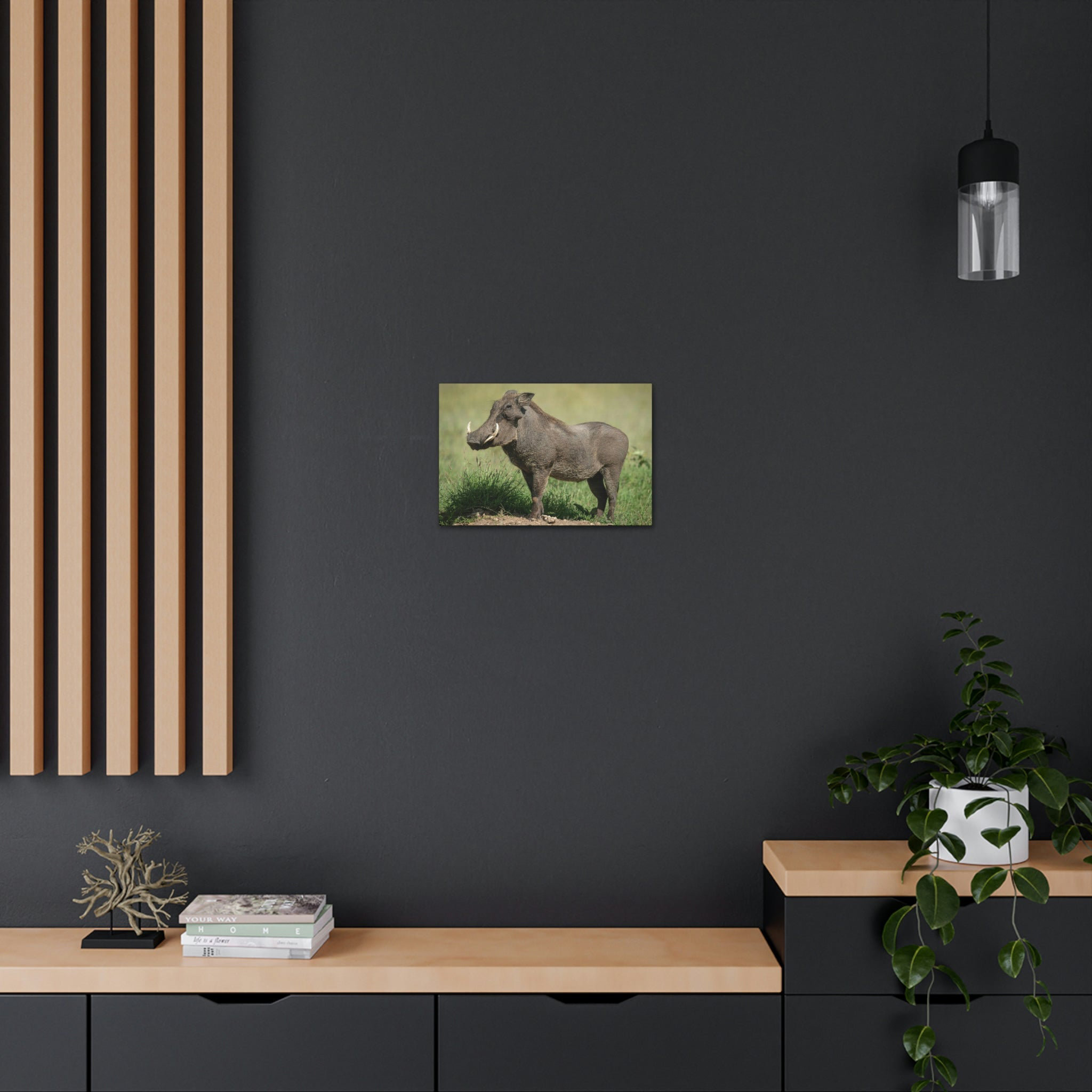 Gracie Oaks Majestic Warthog Art Majestic Warthog Print Animal Wall Art ...